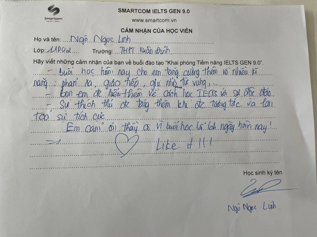 Buổi đào tạo: Khai phóng tiềm năng IELTS GEN 9.0