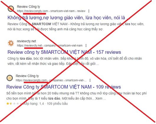 Sự thật “Smartcom lừa đảo” trên các trang "review công ty"